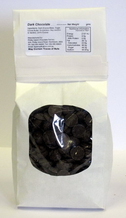 Chocolate Buttons & Hot Chocolate Powder - Phillip Island Chocolate Factory